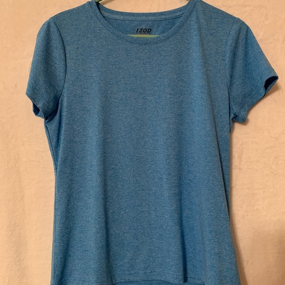 Izod | Tops | Heather Blue Dri Fit Tshirt | Poshmark